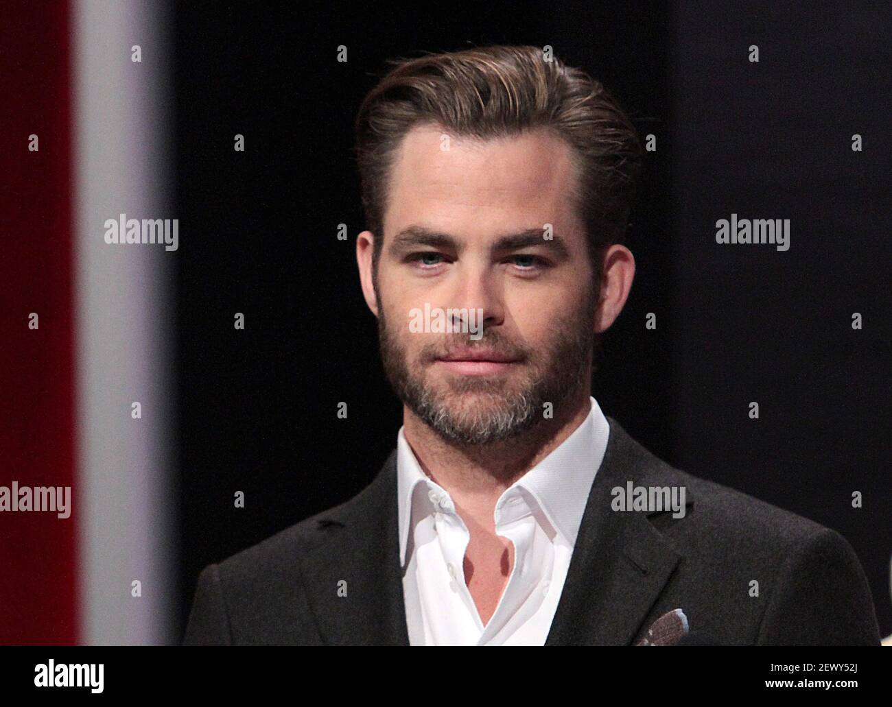 Chris Pine attends The 87th Academy Award Nominations Announcement held ...