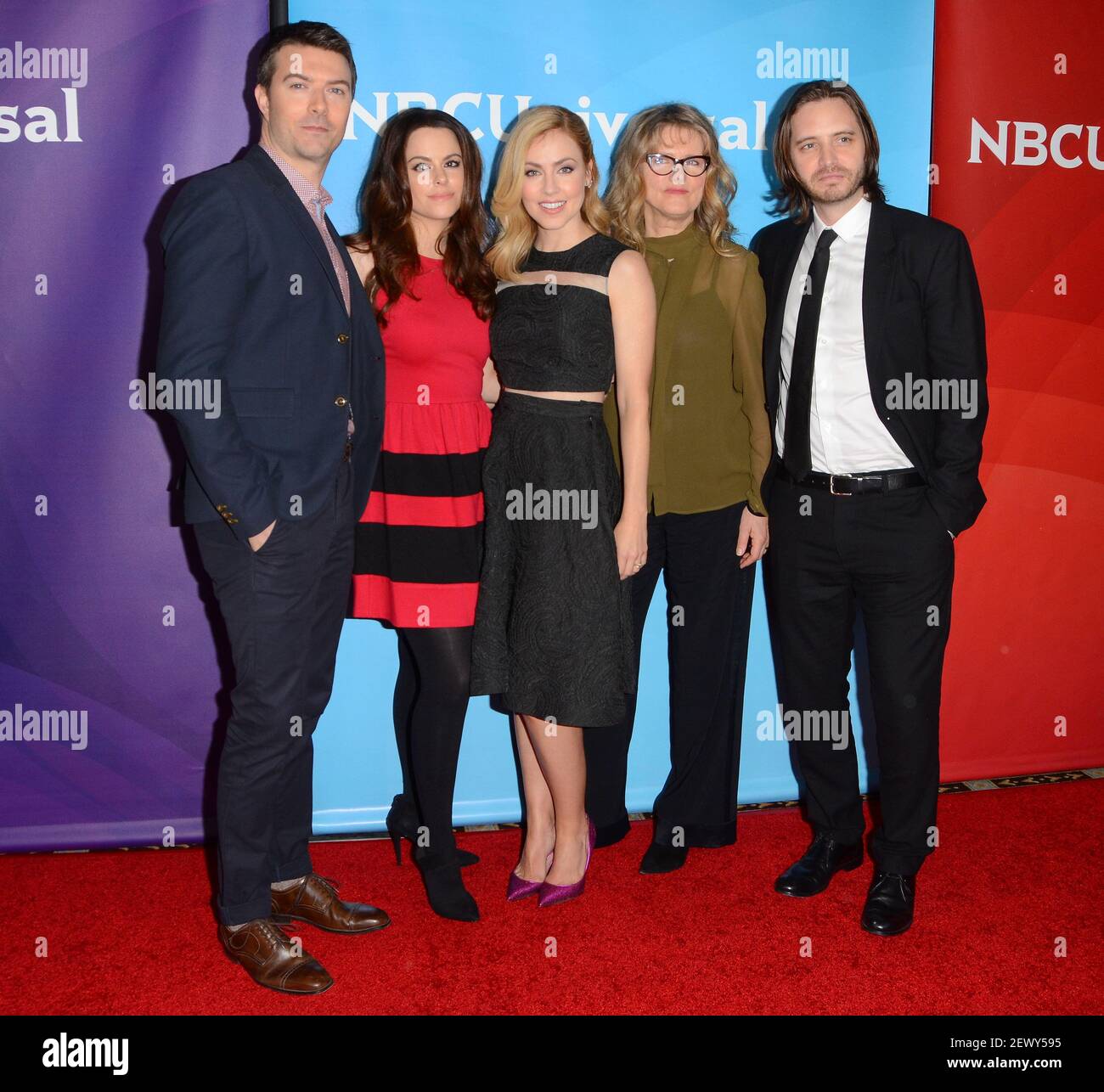 15 January 2015 - Pasadena, California - Noah Bean, Emily Hampshire ...