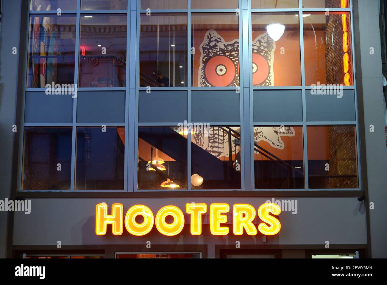 Atmosphere at the Hooters Manhattan VIPress Preview Party, celebrating ...