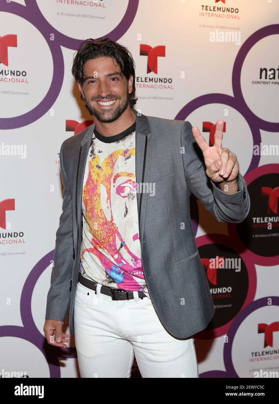 MIAMI-FL, JANUARY 20: David Chocarro attends the Telemundo ...