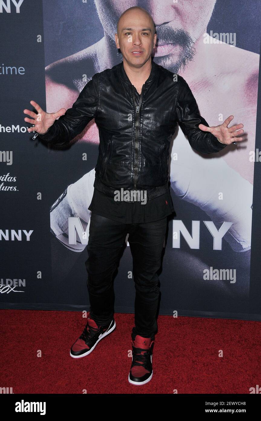 Jokoy arrives at the "Manny" Los Angeles Premiere held at the TCL ...