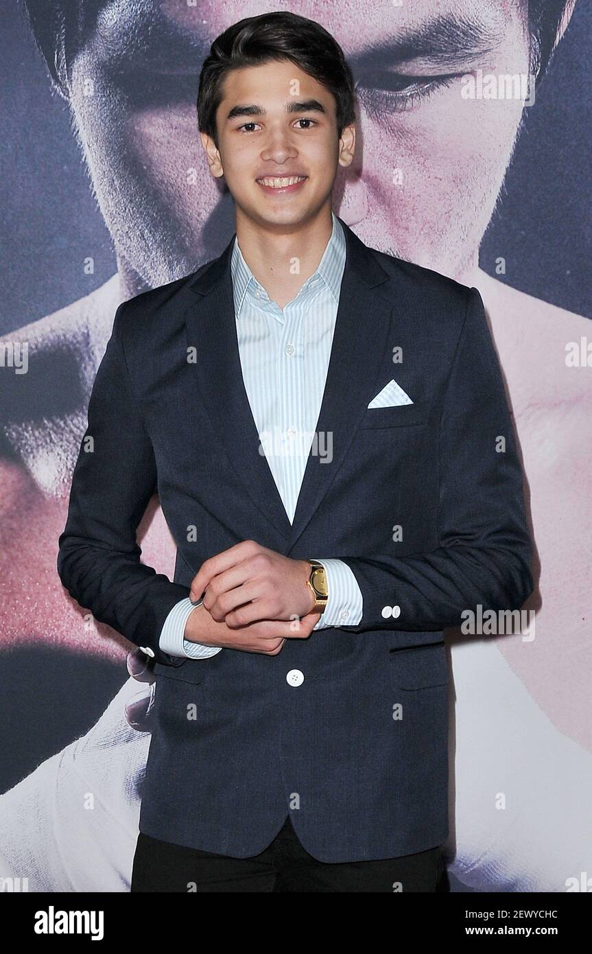 Kobe Paras arrives at the "Manny" Los Angeles Premiere held at the TCL ...