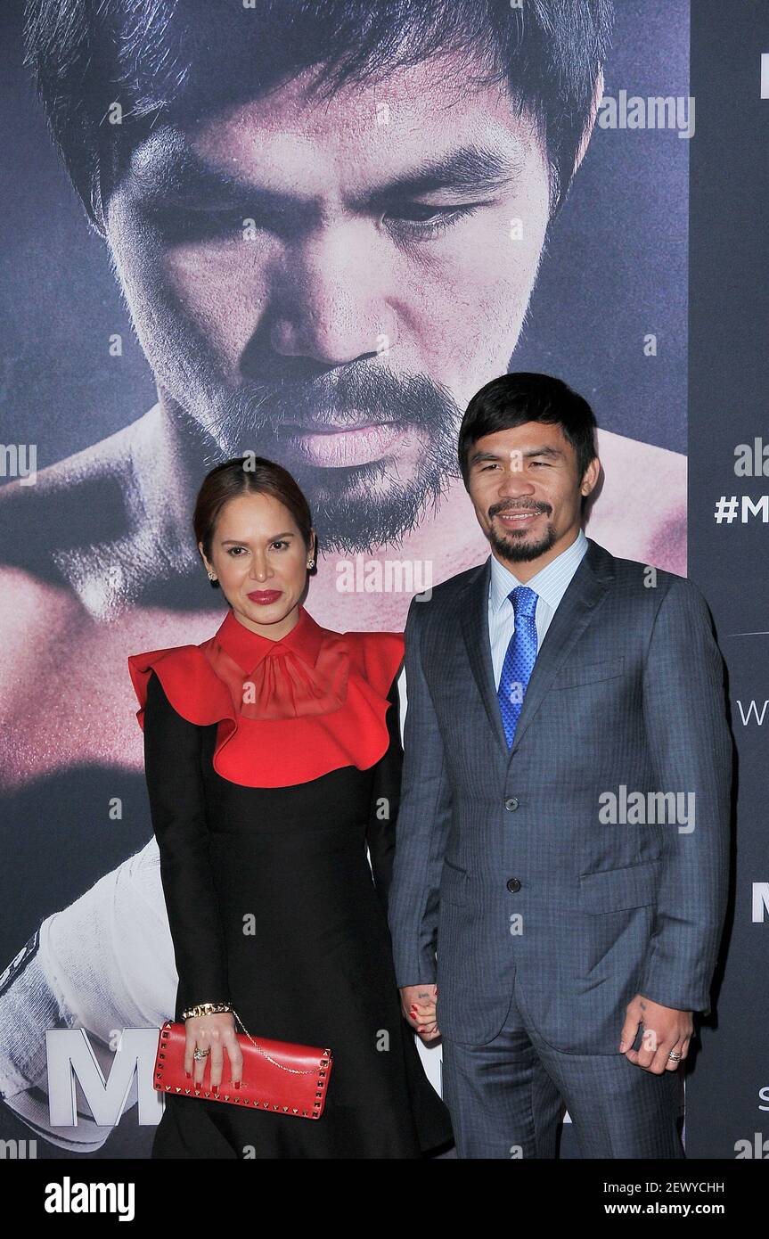 Jinkee Pacquiao & Manny Pacquiao arrives at the "Manny" Los Angeles ...