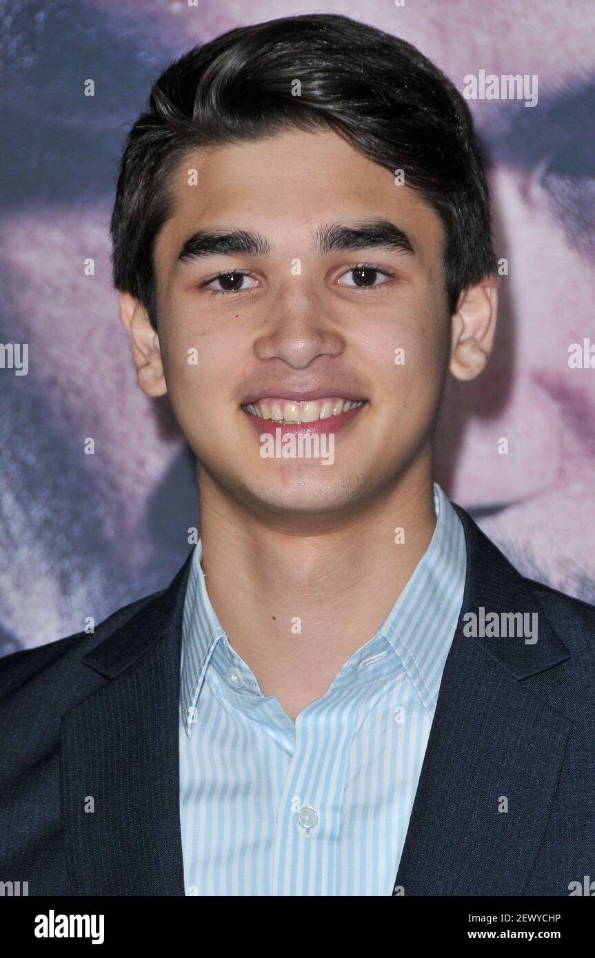 Kobe Paras arrives at the "Manny" Los Angeles Premiere held at the TCL ...