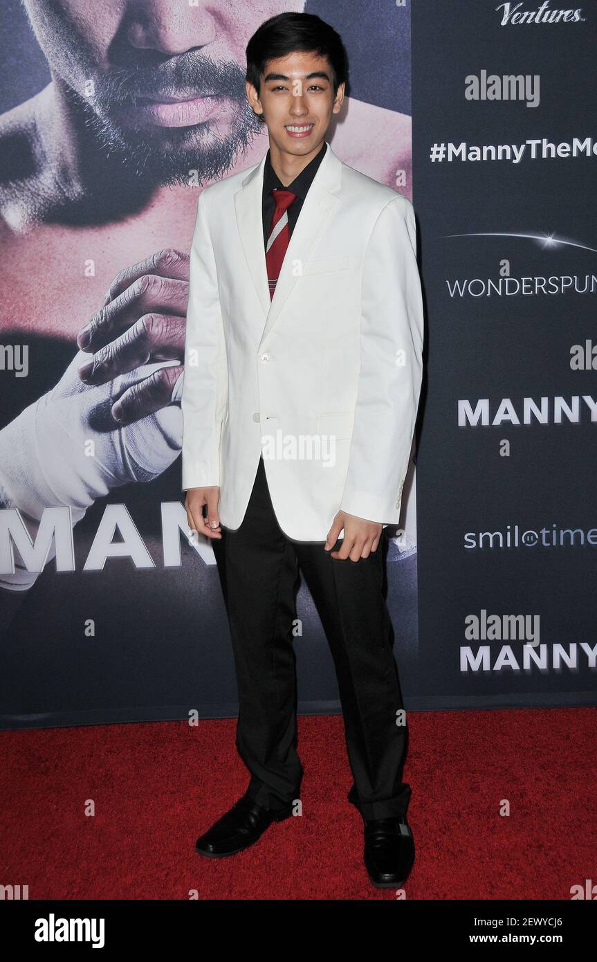 Filipino Ice Skating Olympian Michael Martinez arrives at the "Manny ...
