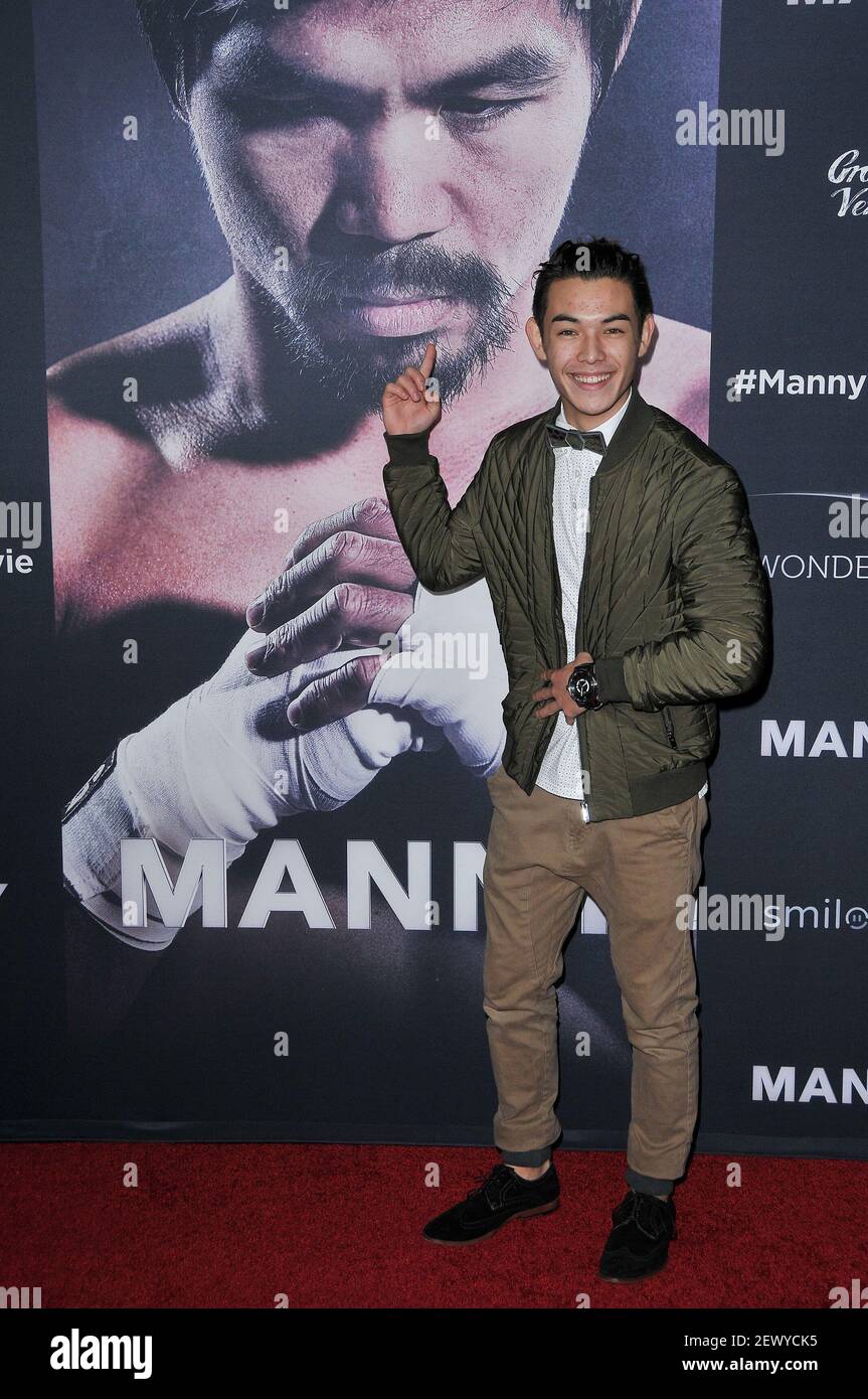 Ryan Potter arrives at the "Manny" Los Angeles Premiere held at the TCL ...