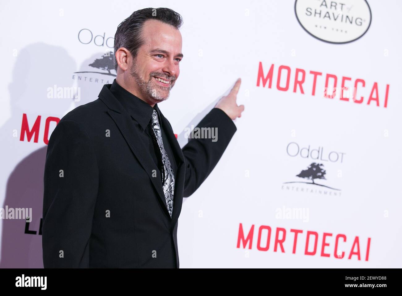 Geoff Zanelli attends the premiere of Lionsgates's 'Mortdecai' at TCL ...