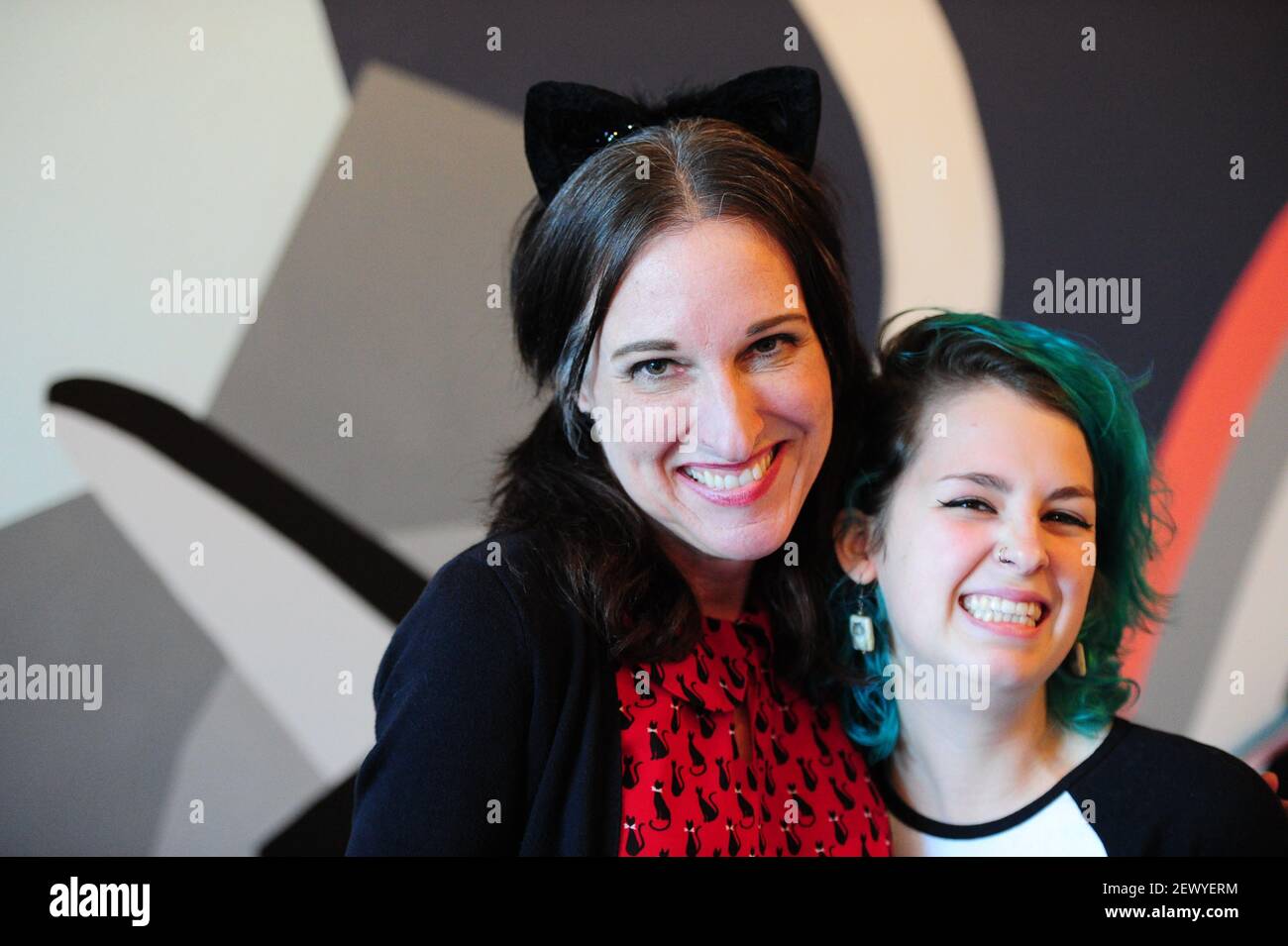 Kristen Castillo, owner of Purringtons Cat Lounge in Northeast Portland ...