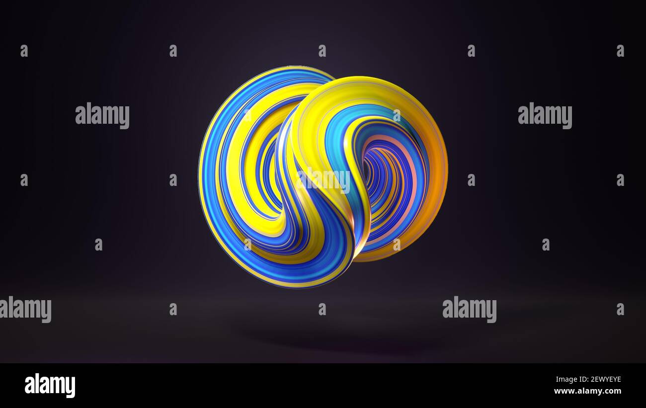 3D Abstract Swirl Circle Colorful Background HD Serene Wallpaper Stock ...