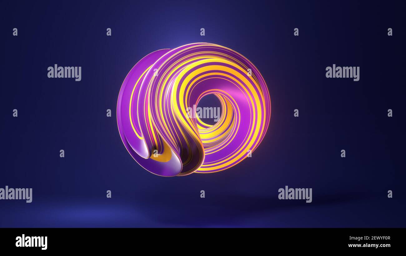 3D Abstract Swirl Circle Colorful Background HD Serene Wallpaper Stock ...
