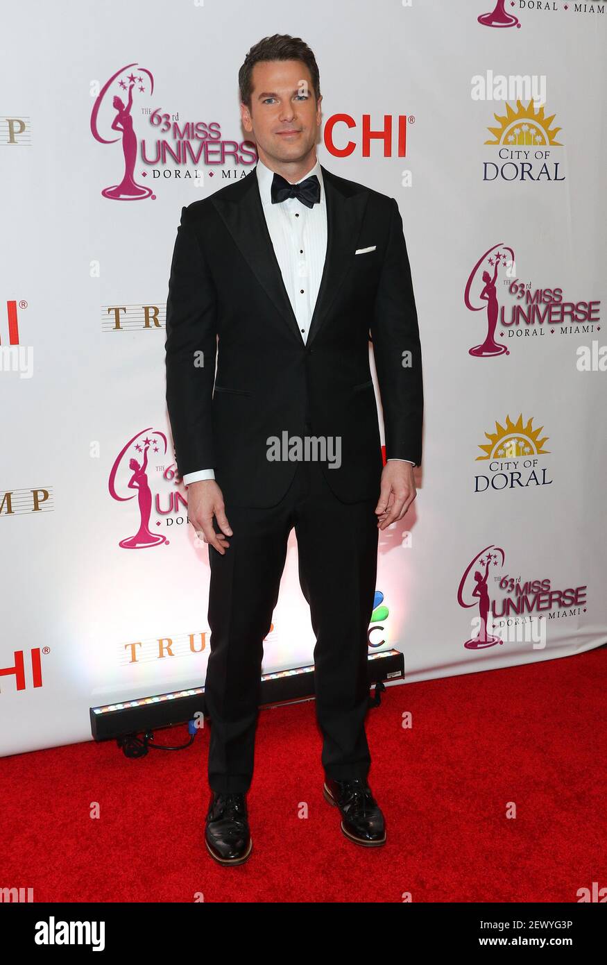 DORAL FLORIDA, JANUARY 25: Thomas Roberts arrives at the red carpet ...