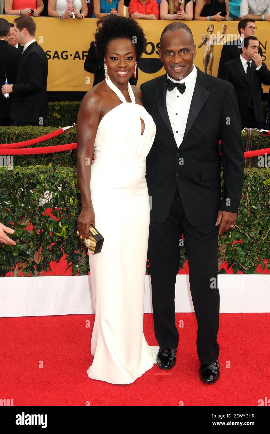 25 January 2015 - Los Angeles, California - Viola Davis, Julius Tennon ...