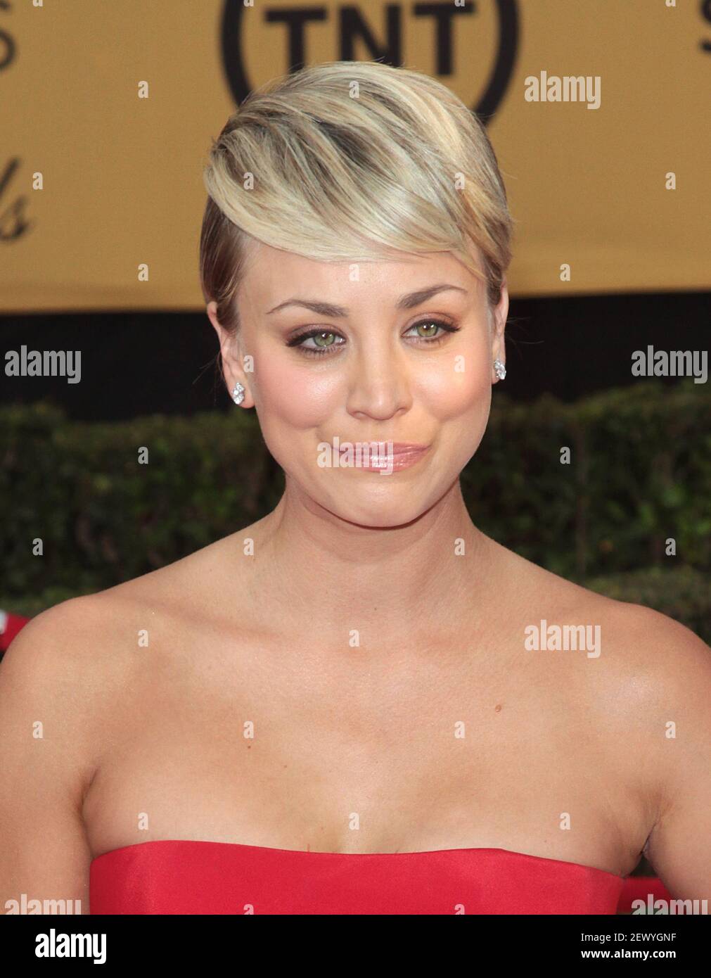 Kaley Cuoco attends The 2015 Screen Actors Guild Awards held at Shrine ...