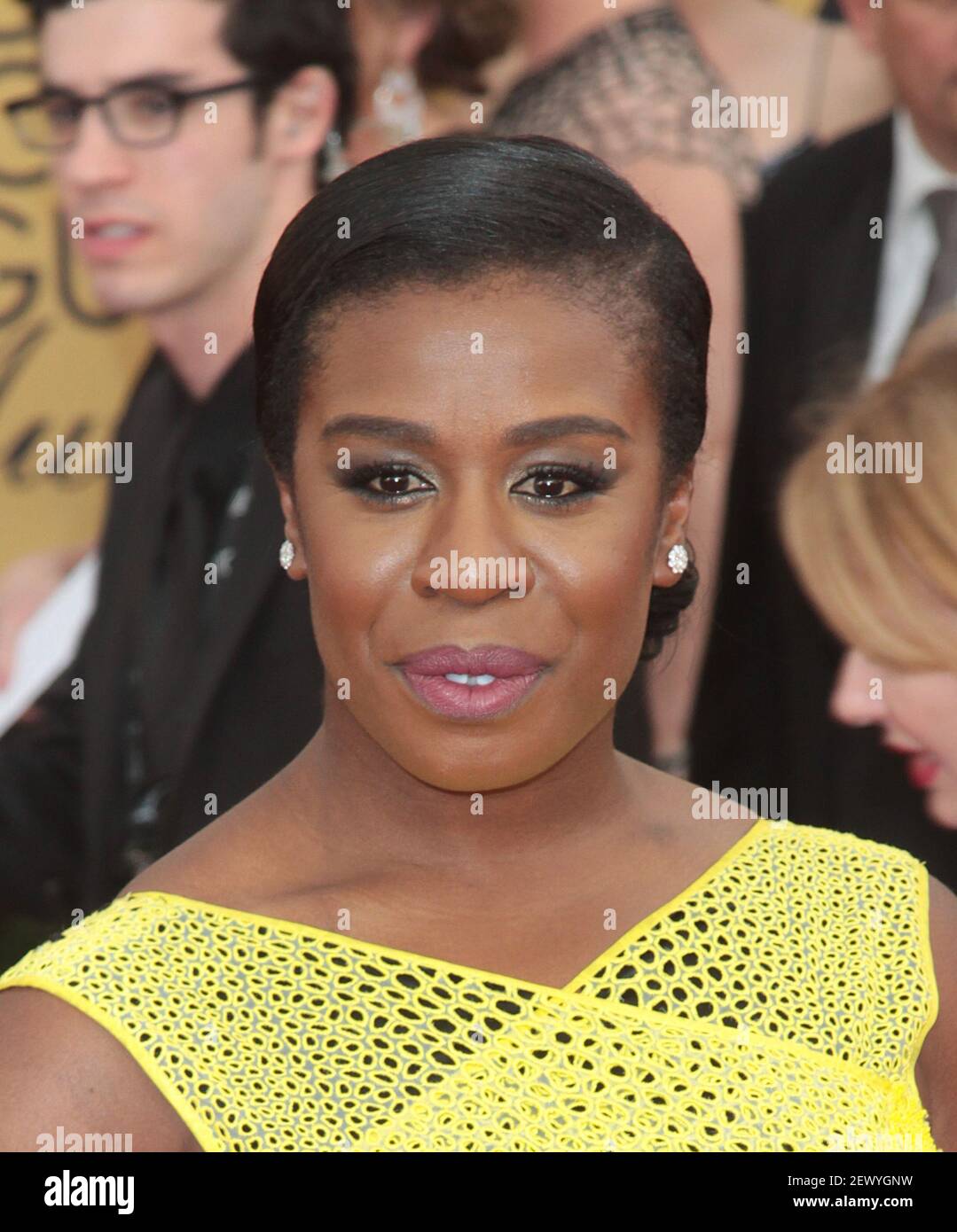 Uzo Aduba attends The 2015 Screen Actors Guild Awards held at Shrine ...