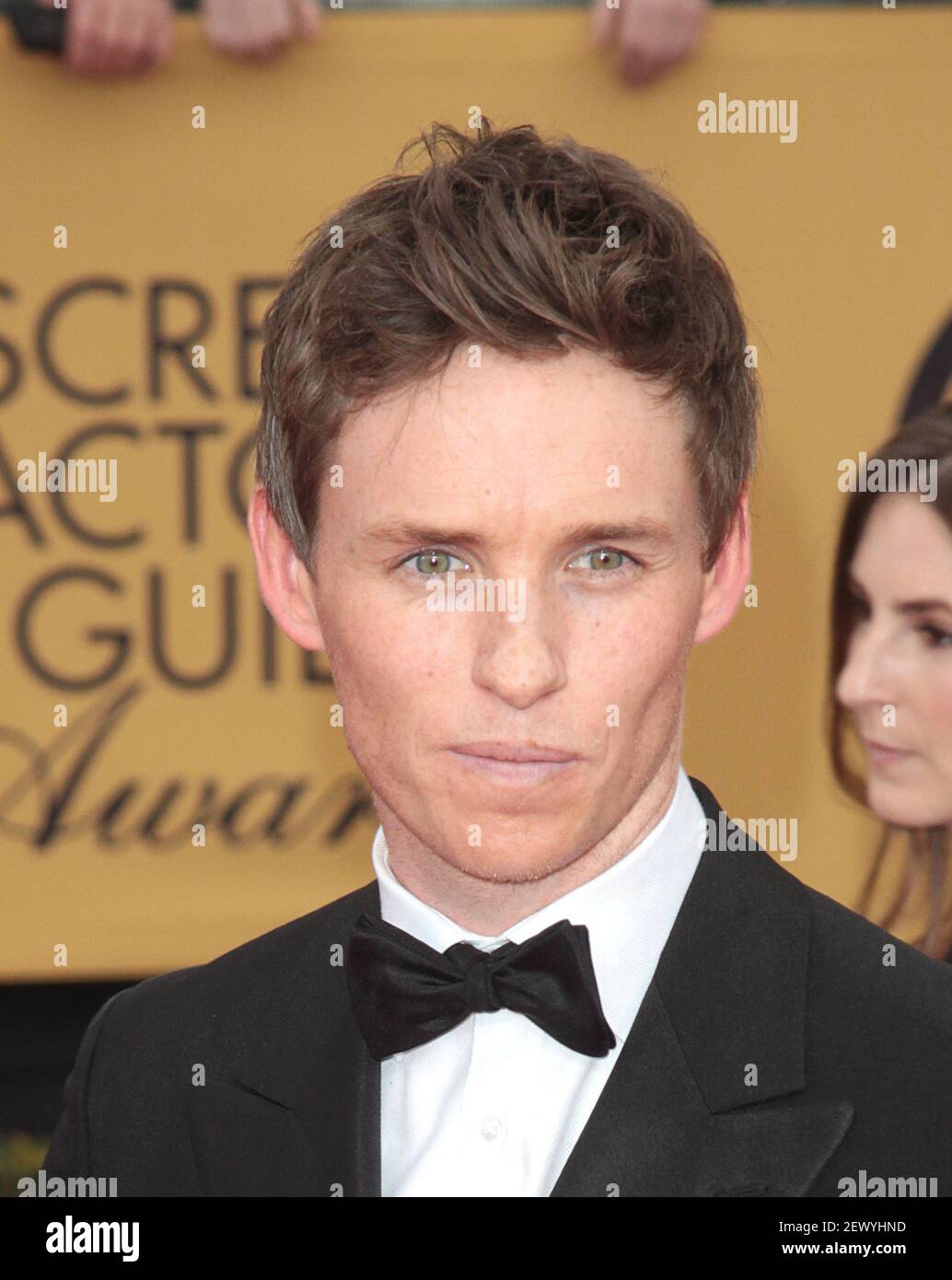 Eddie Redmayne attends The 2015 Screen Actors Guild Awards held at ...