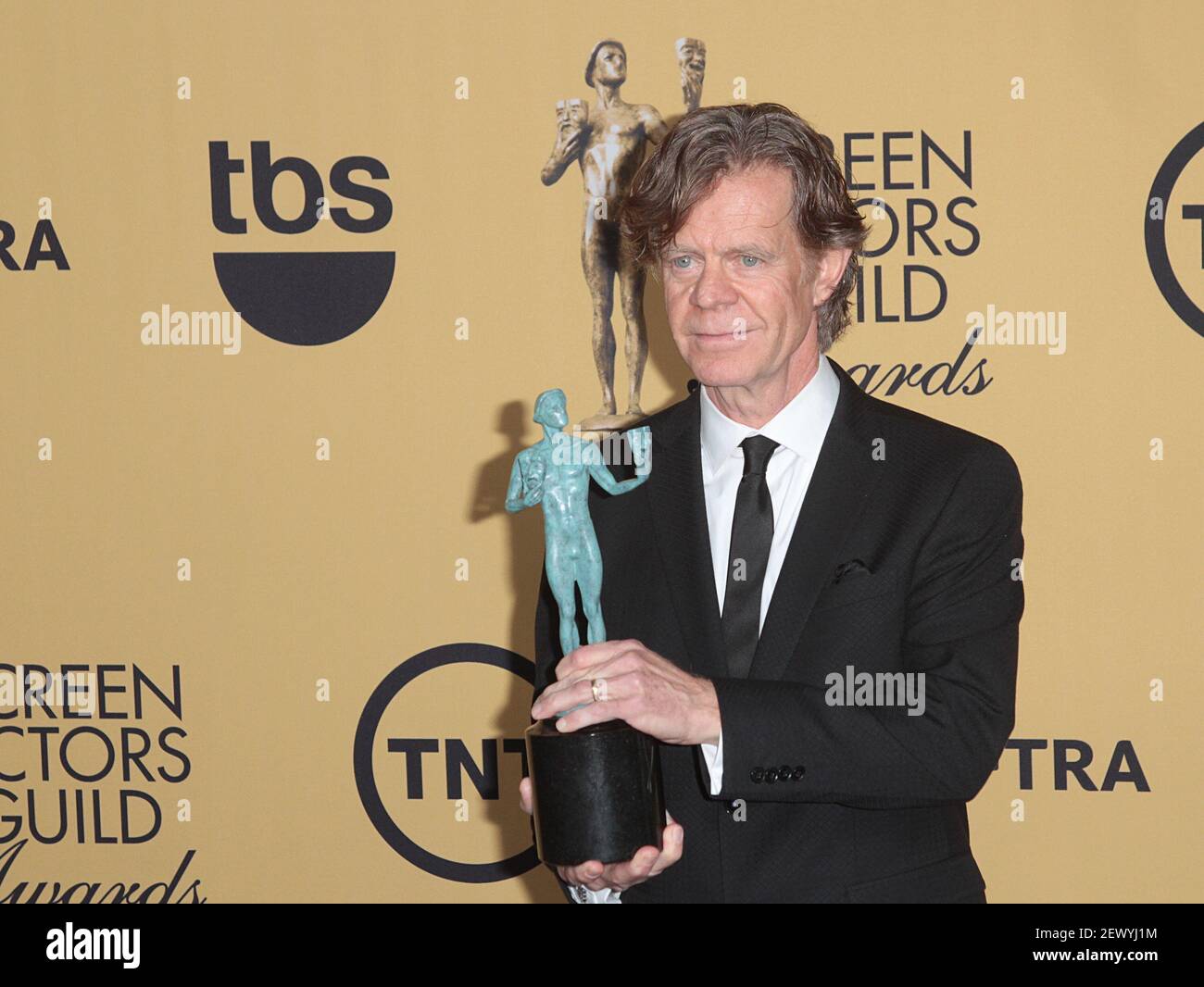 William H. Macy attends The 2015 Screen Actors Guild Awards held at ...