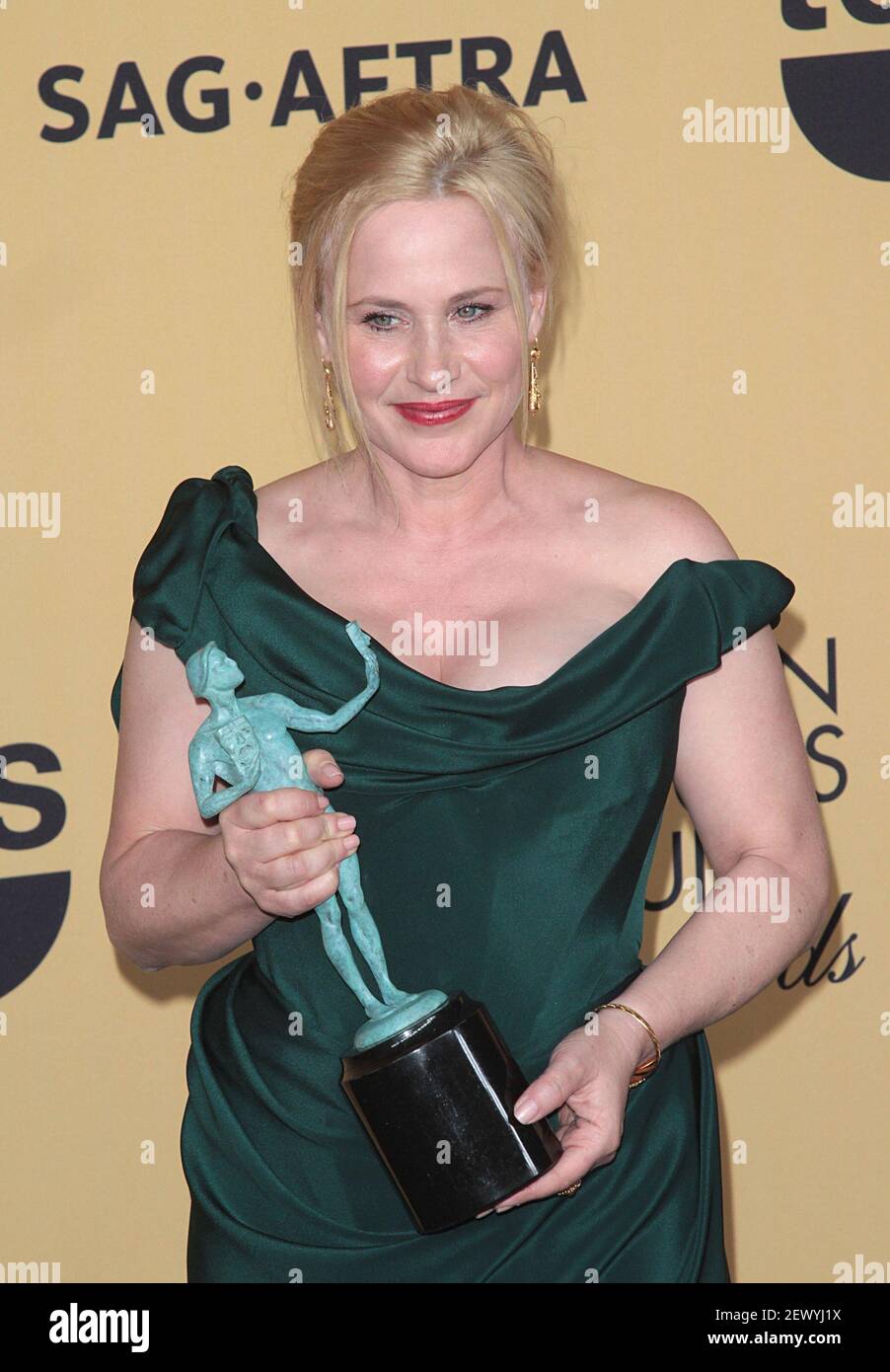 Patricia Arquette attends The 2015 Screen Actors Guild Awards held at ...