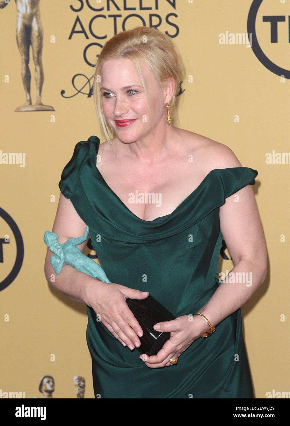 Patricia Arquette attends The 2015 Screen Actors Guild Awards held at ...