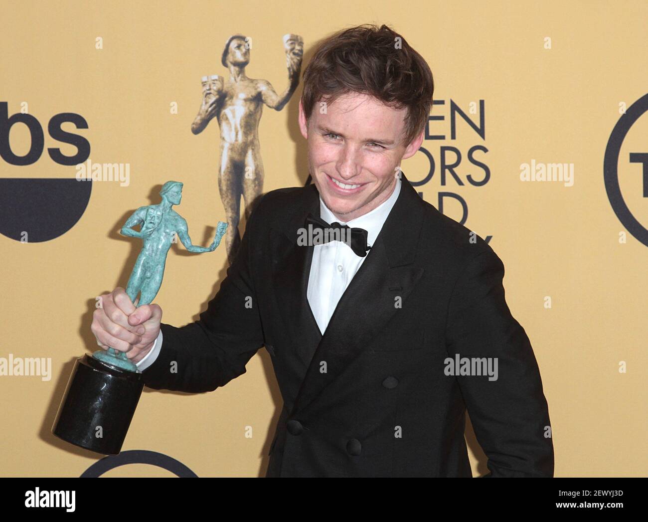 Eddie Redmayne attends The 2015 Screen Actors Guild Awards held at ...