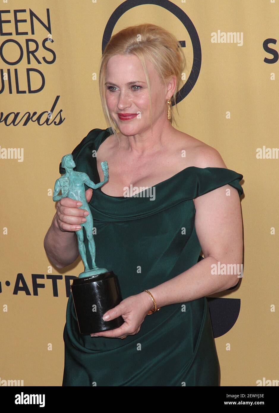 Patricia Arquette attends The 2015 Screen Actors Guild Awards held at ...