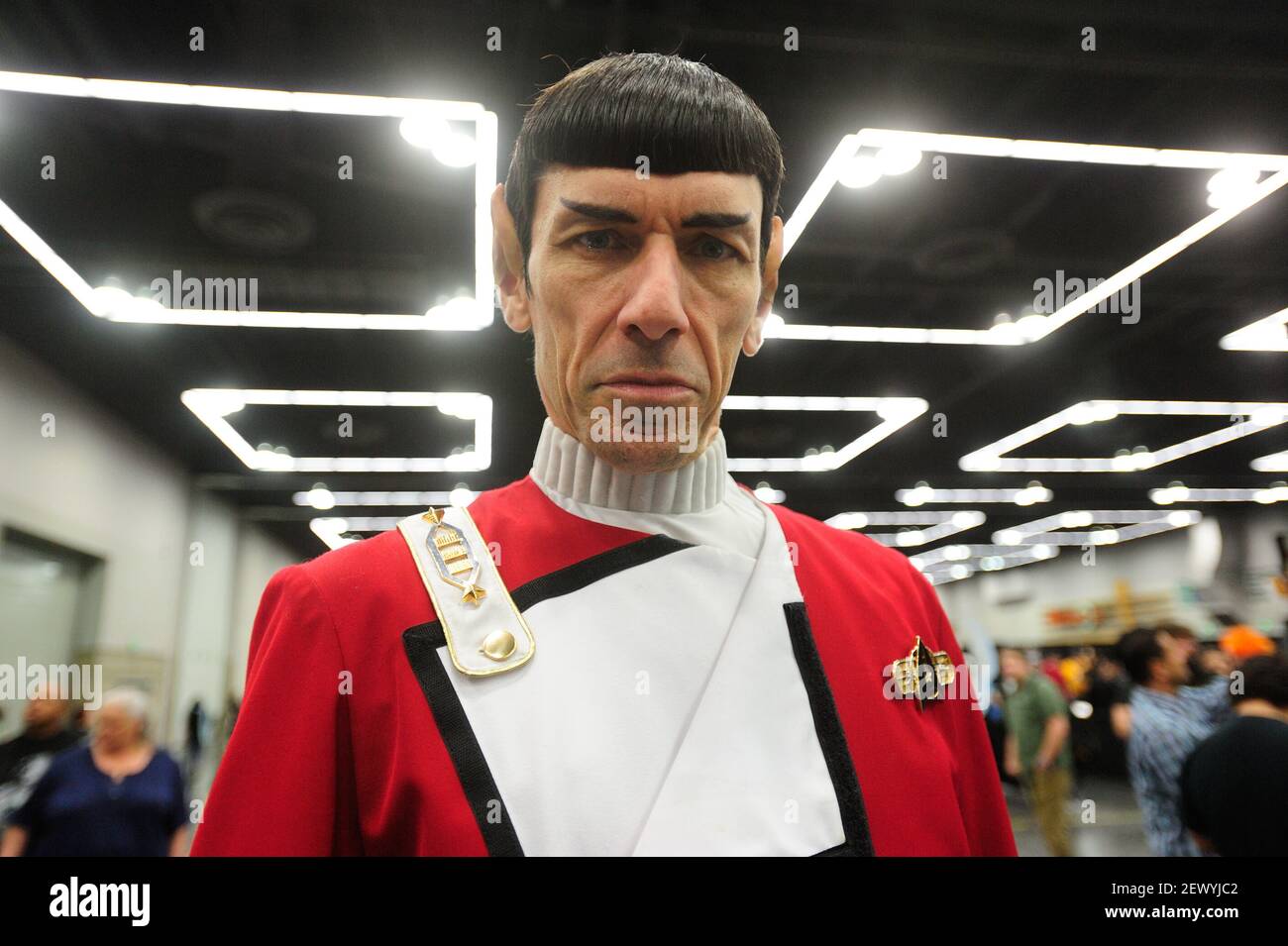 A Mr. Spock lookalike pictured at Wizard World Comic Con in Portland ...