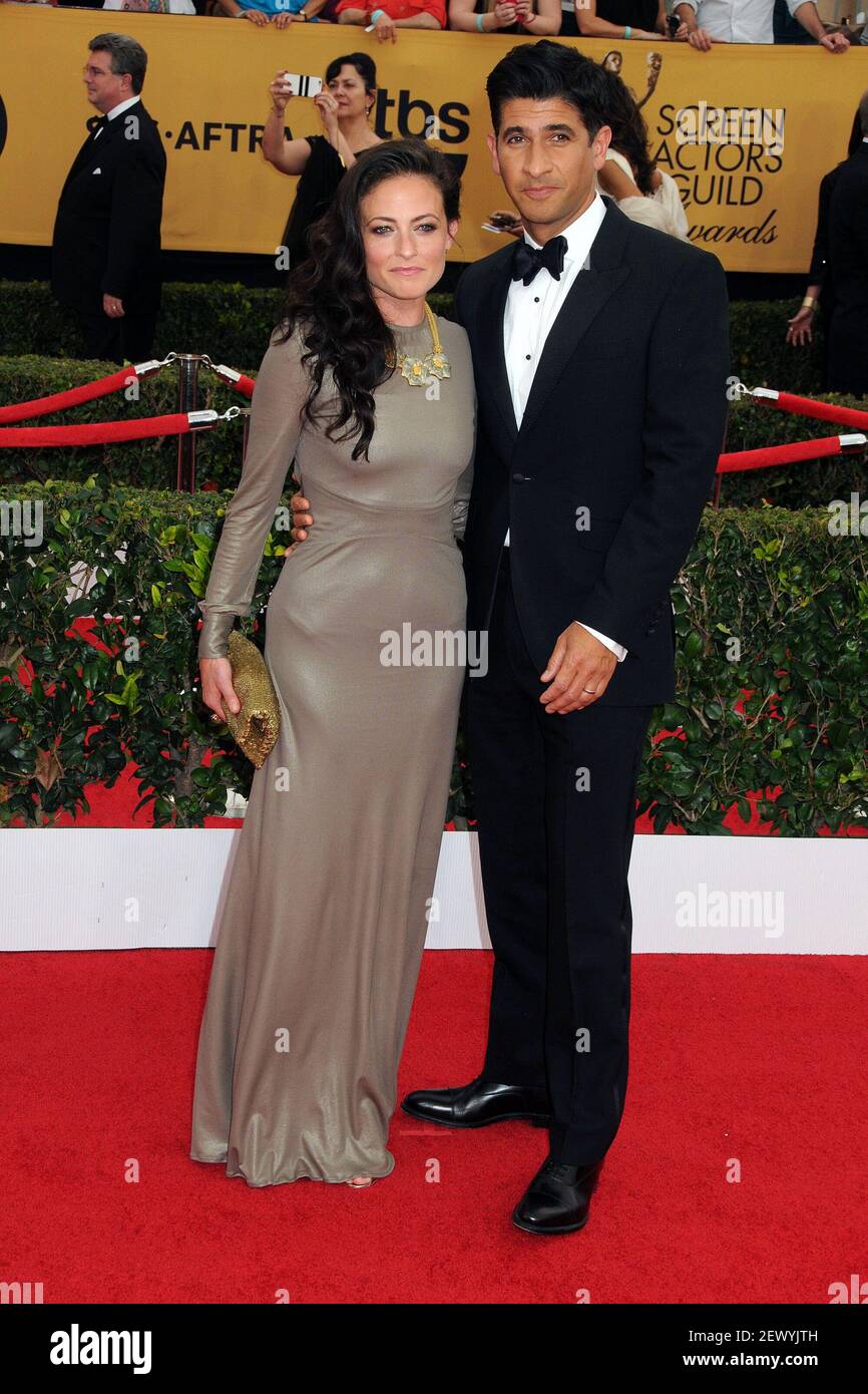 25 January 2015 - Los Angeles, California - Lara Pulver, Raza Jaffrey ...