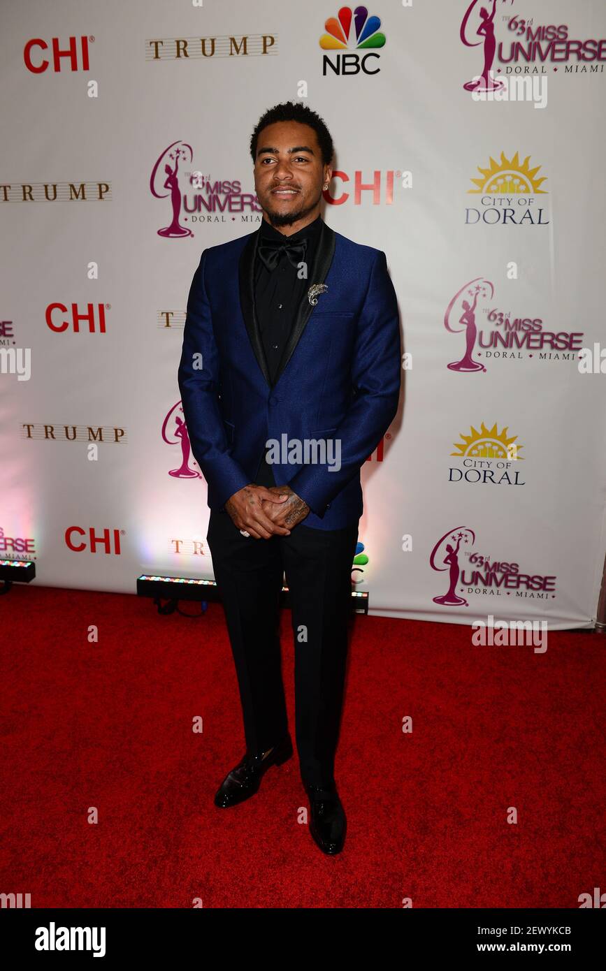 DeSean Jackson attends The 63rd Annual Miss Universe Pageant Red Carpet ...