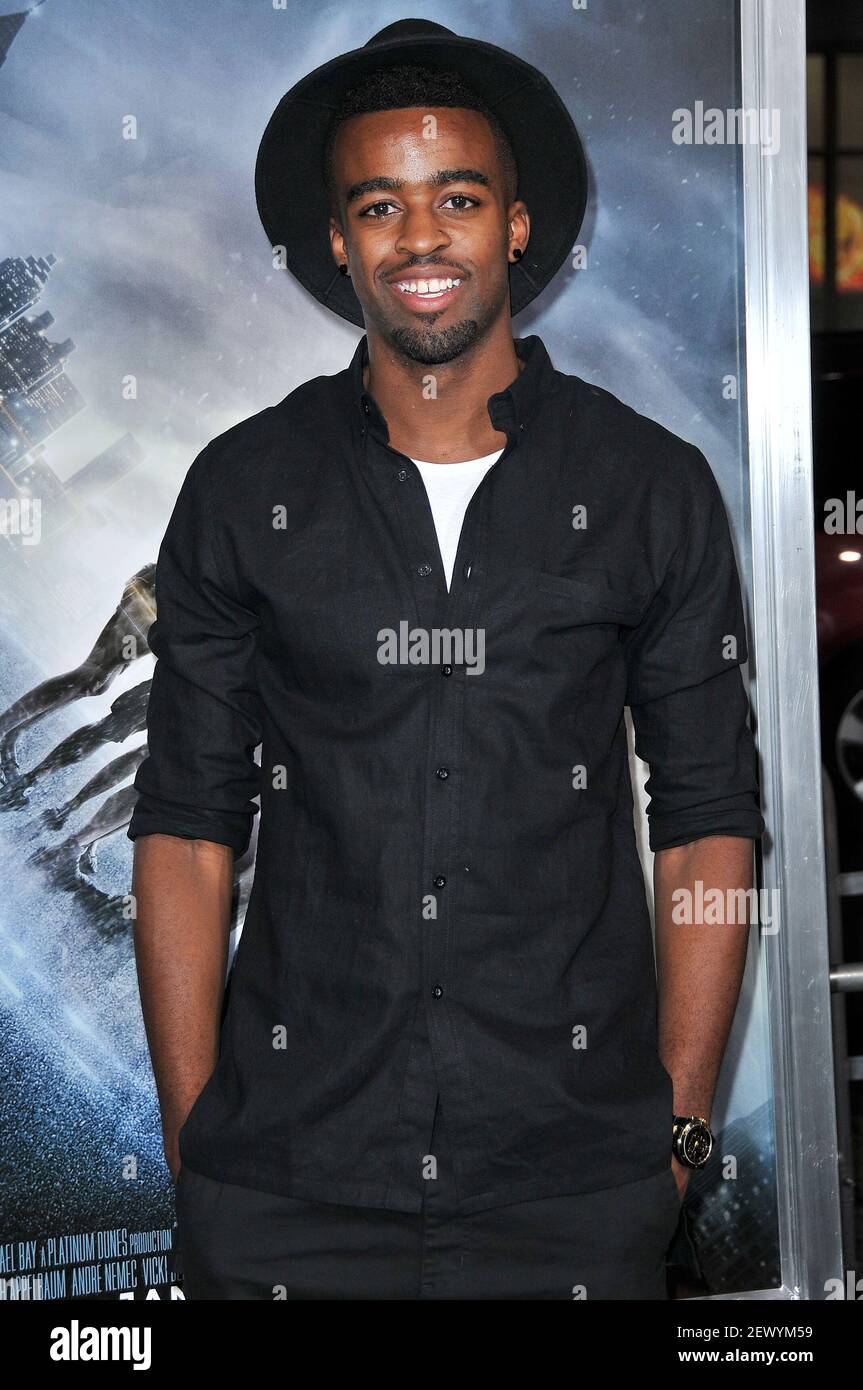 Landon Moss at the "Project Almanac" Los Angeles Premiere held at the ...