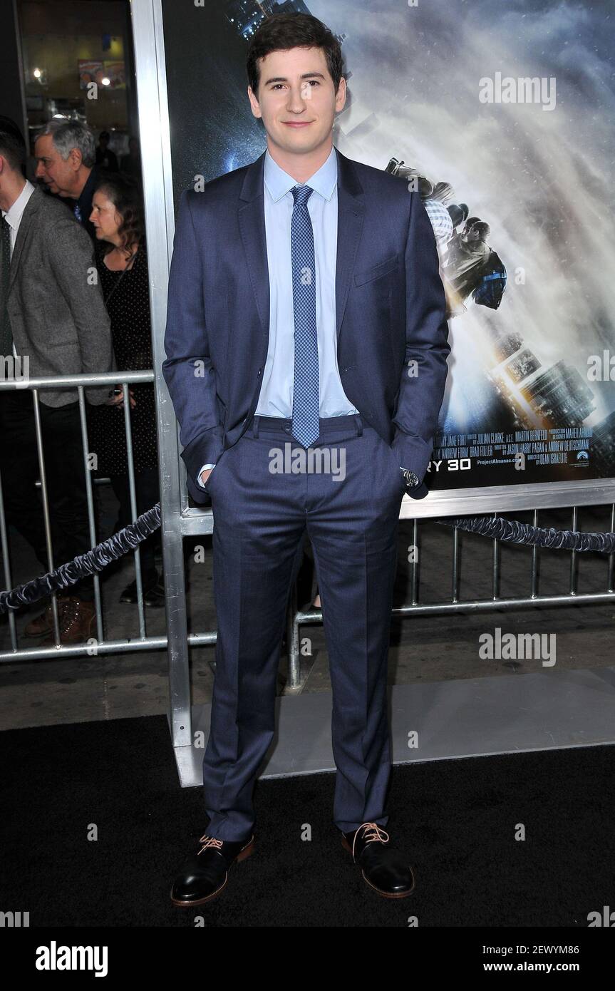 Sam Lerner at the "Project Almanac" Los Angeles Premiere held at the ...