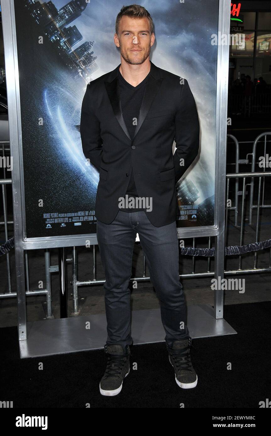 Alan Ritchson at the "Project Almanac" Los Angeles Premiere held at the ...