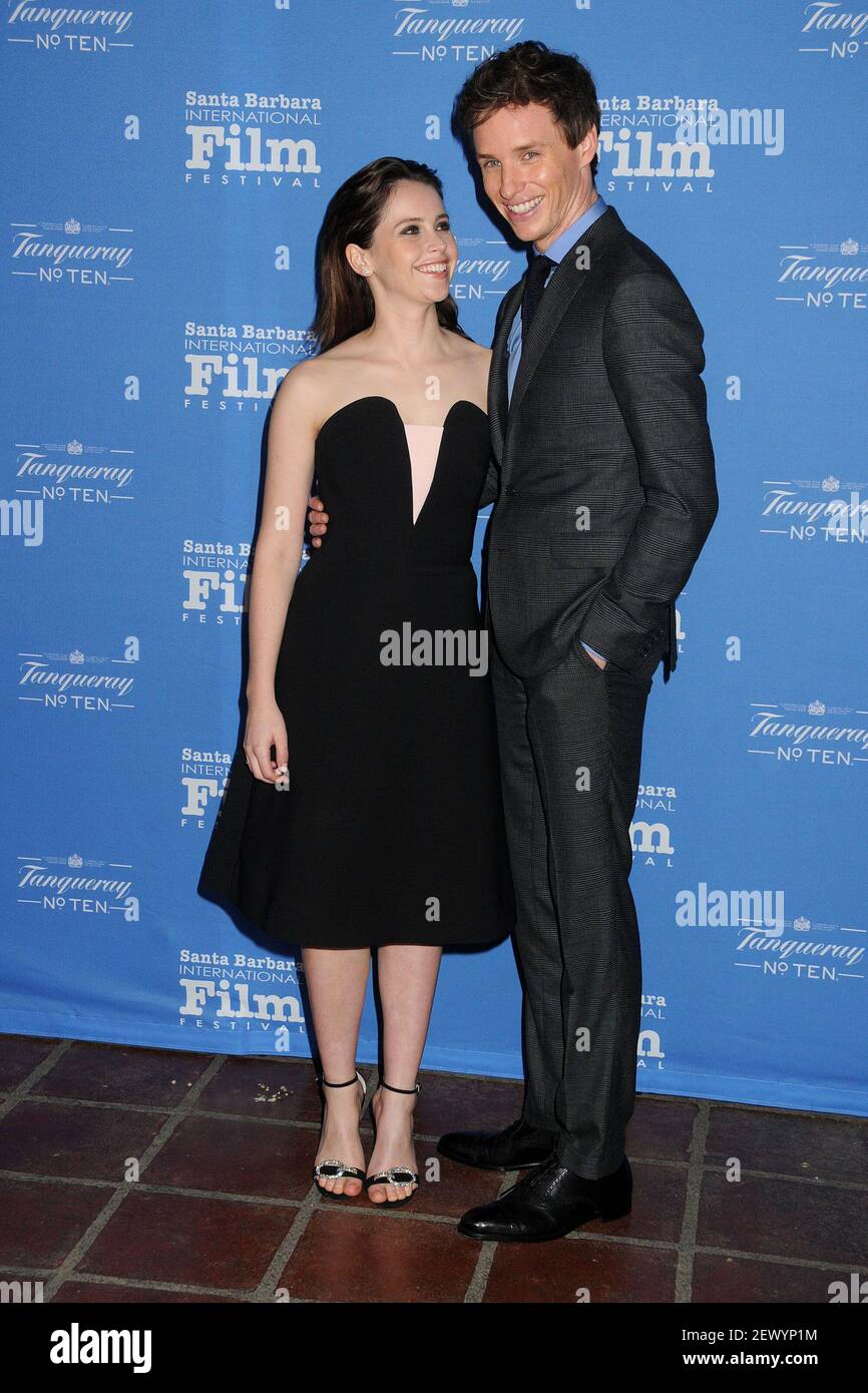 29 January 2015 - Santa Barbara, California - Felicity Jones, Eddie ...