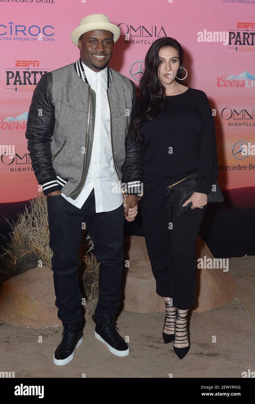 30 January 2015 - Scottsdale, Arizona - Reggie Bush, Lilit Avagyan ...