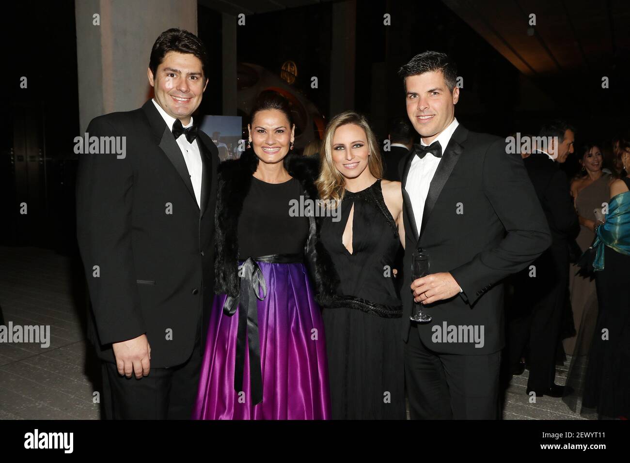MIAMI - FLORIDA, JANUARY 31: Sergio Ferrari, Magda Cotrofe, Eduardo and ...