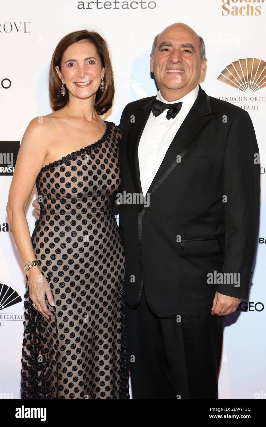 MIAMI - FLORIDA, JANUARY 31: Frances Aldrich Sevilla-Sacasa and Eugenio ...