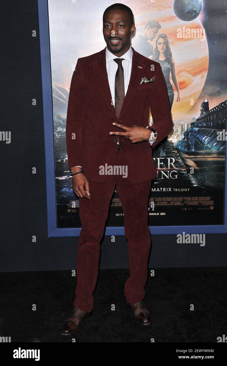 David Ajala at the "Jupiter Ascending" Los Angeles Premiere held at the ...