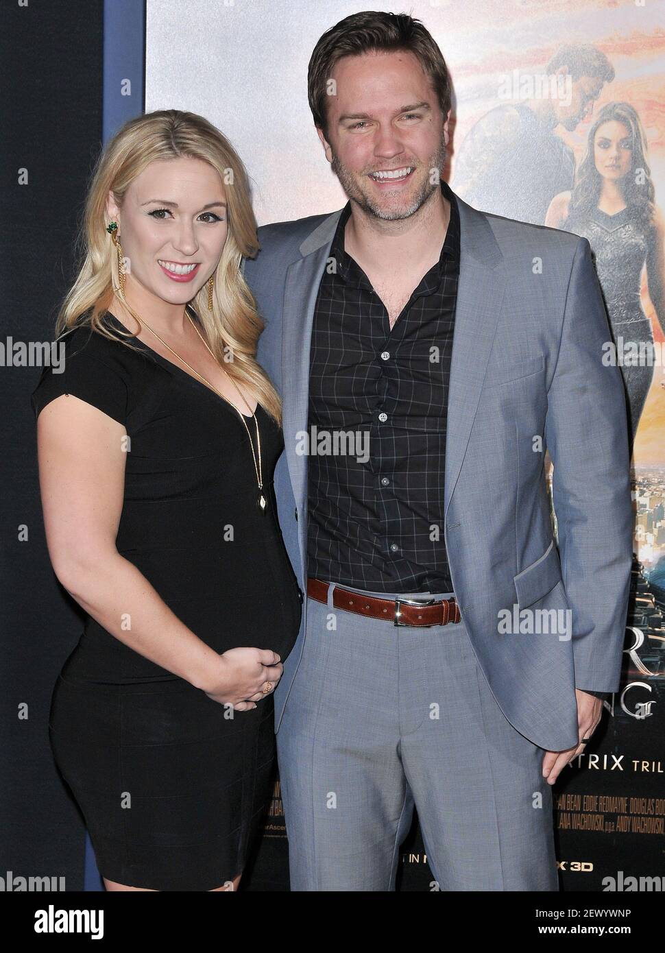 Scott Porter & Kelsey Mayfield at the "Jupiter Ascending" Los Angeles ...