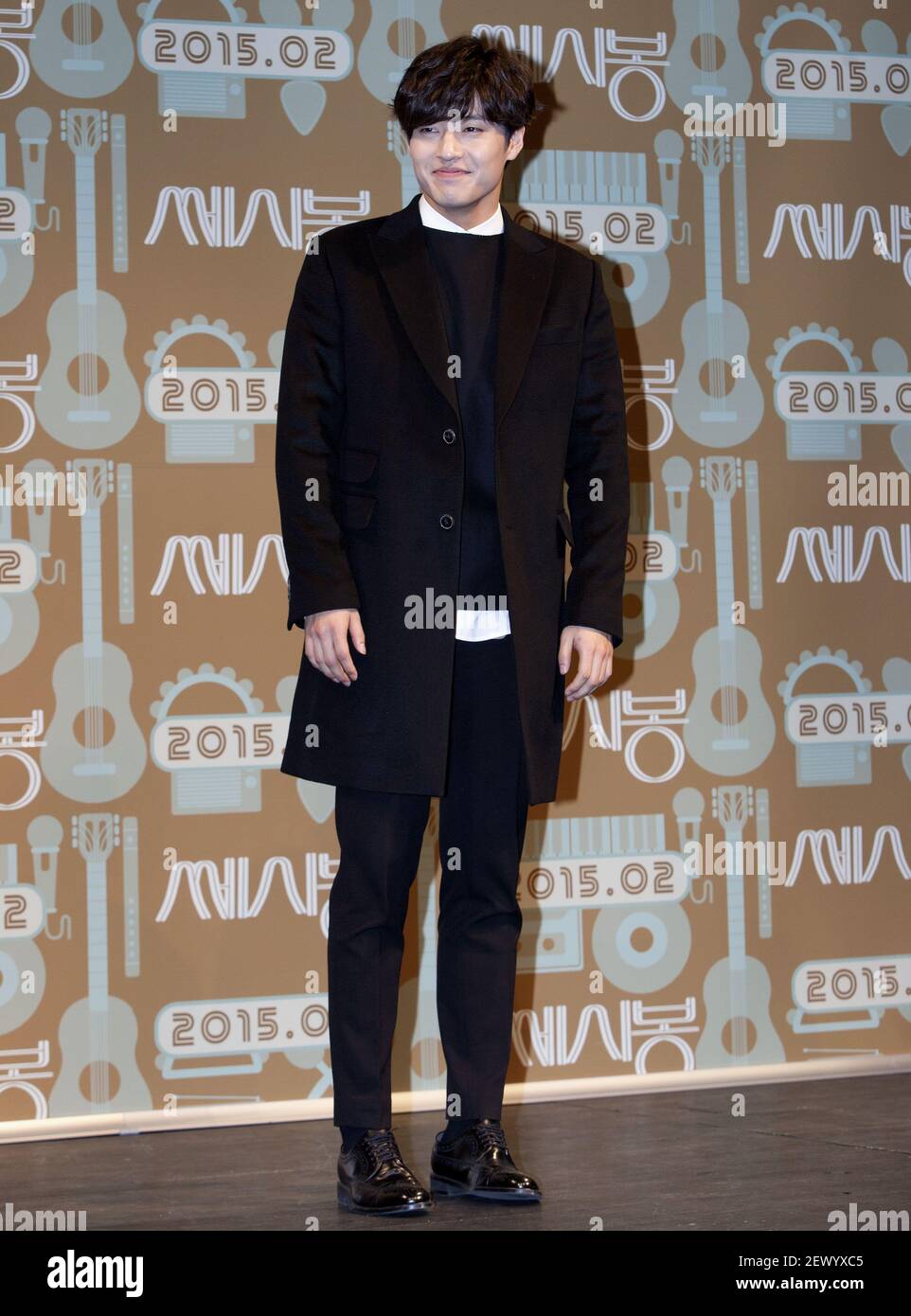 6 January 2015 - Seoul, South Korea : South Korean actor Gang Ha-neul ...