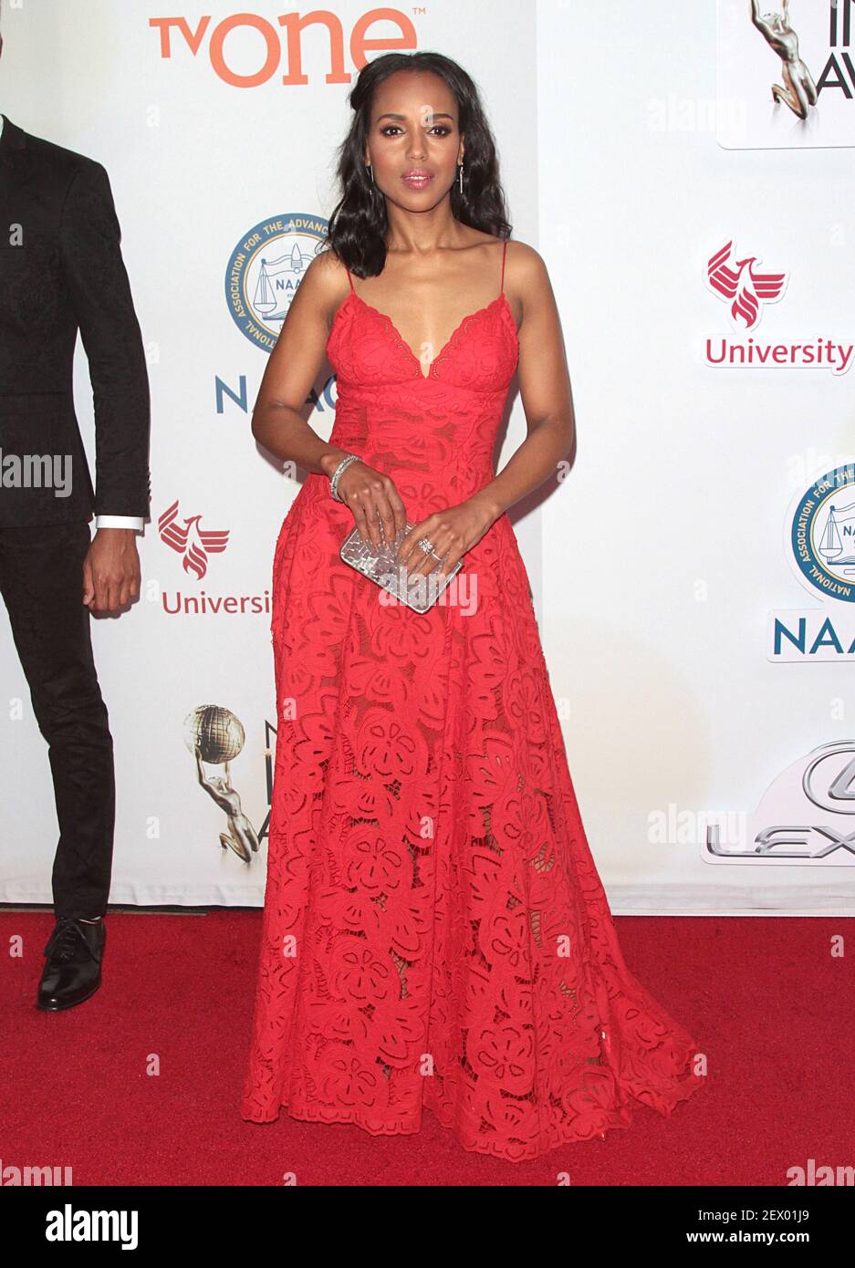 Kerry Washington attends The 46th Annual NAACP Image Awards held at the ...