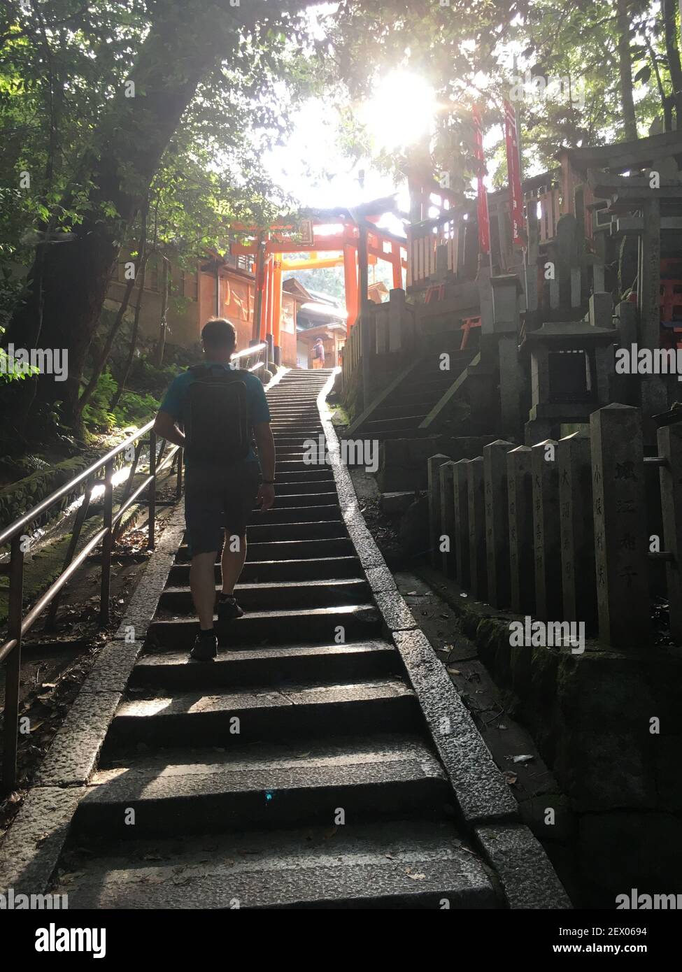 Views of Fushimi Inari Jinja Shrine Stock Photo - Alamy
