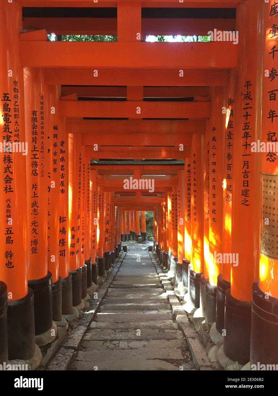 Views of Fushimi Inari Jinja Shrine Stock Photo - Alamy