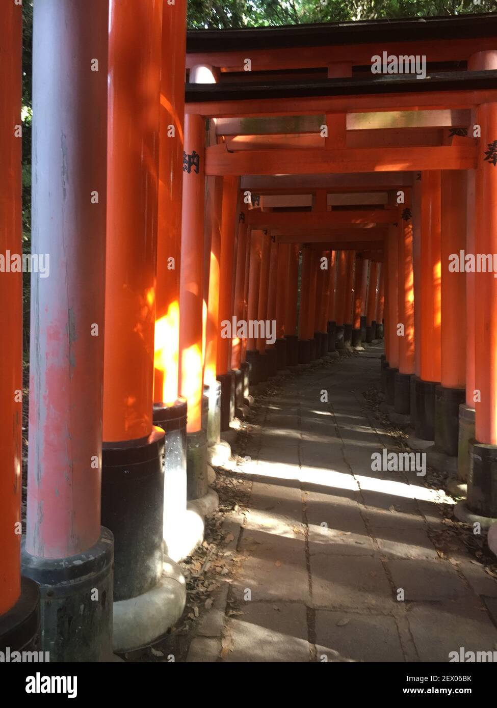 Views of Fushimi Inari Jinja Shrine Stock Photo - Alamy