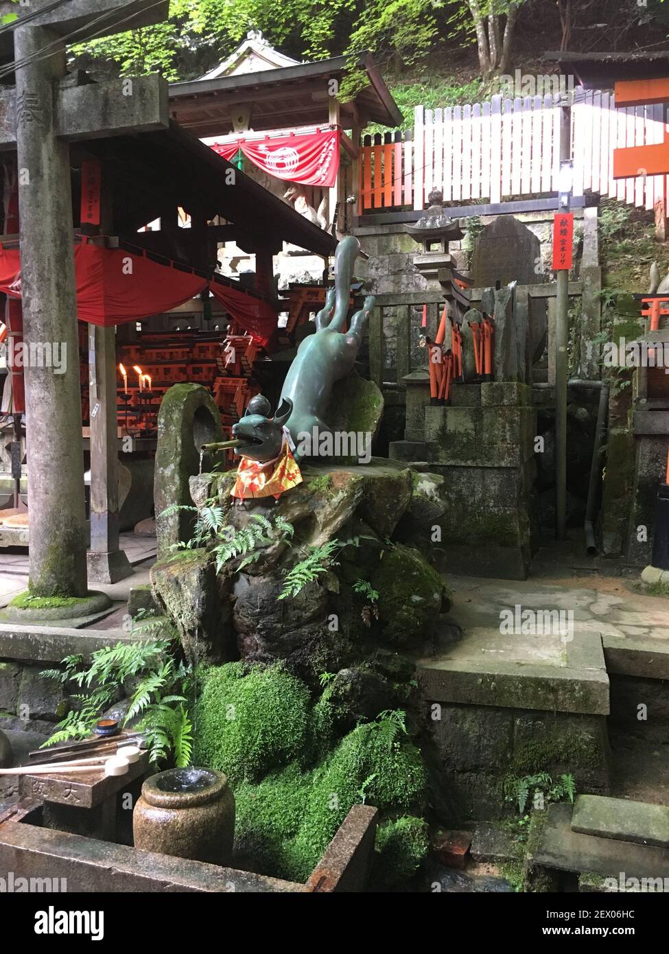 Views of Fushimi Inari Jinja Shrine Stock Photo - Alamy
