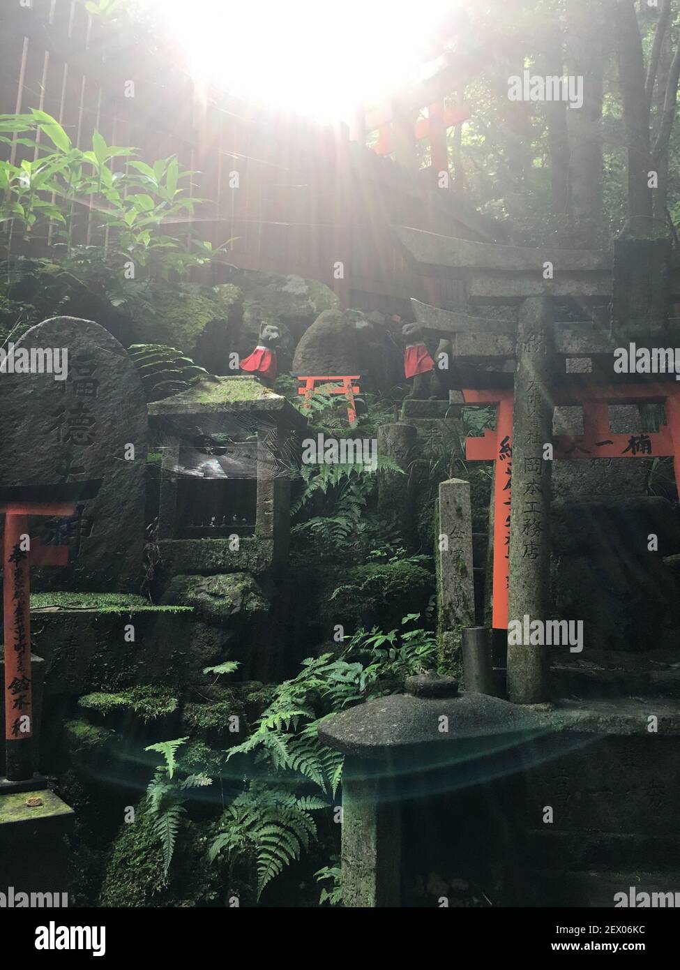 Views of Fushimi Inari Jinja Shrine Stock Photo - Alamy