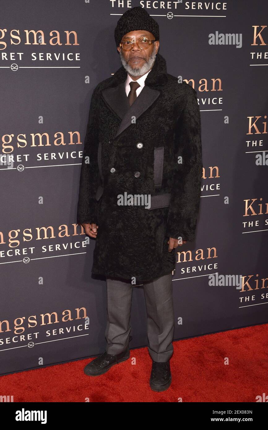 Samuel L. Jackson attends the "Kingsman: The Secret Service" New York ...