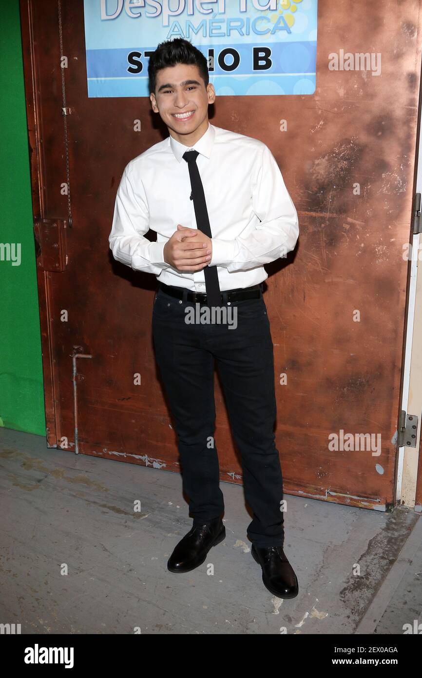 MIAMI, FL - FEBRUARY 12: Actor Hector Duran from the movie "McFarland ...