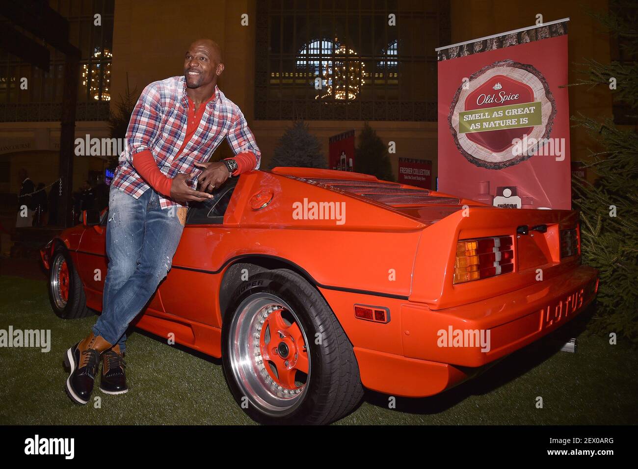 Actor Terry Crews attends Old Spice Nature Exchange Vending Machine ...