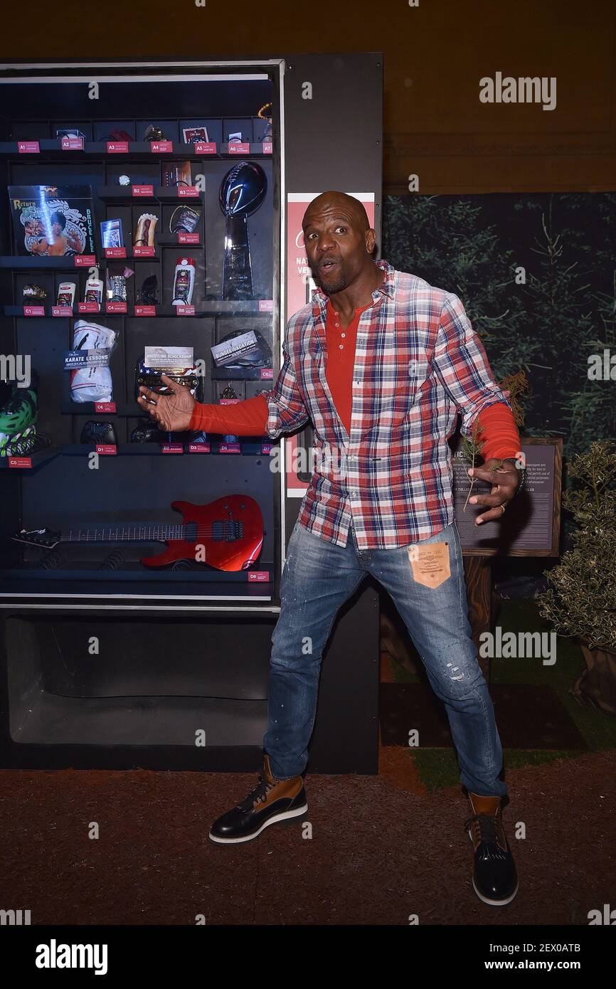 Actor Terry Crews attends Old Spice Nature Exchange Vending Machine ...