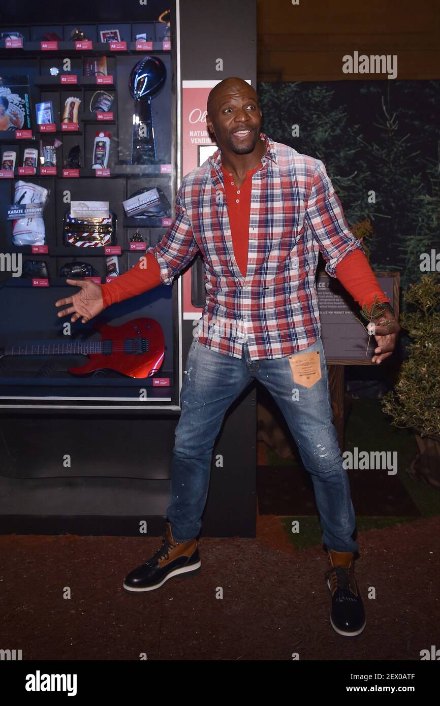 Actor Terry Crews attends Old Spice Nature Exchange Vending Machine ...