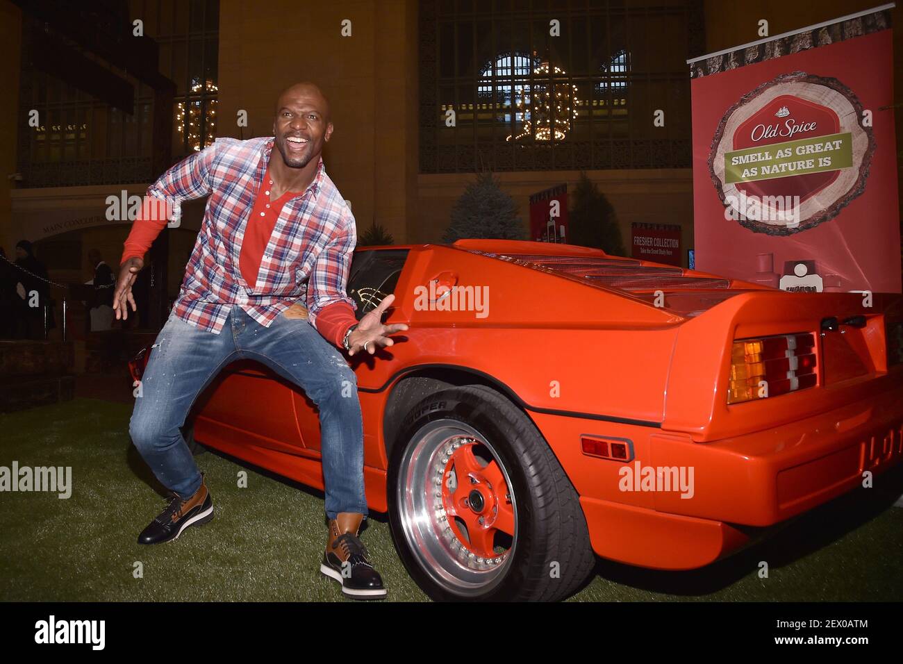 Actor Terry Crews attends Old Spice Nature Exchange Vending Machine ...