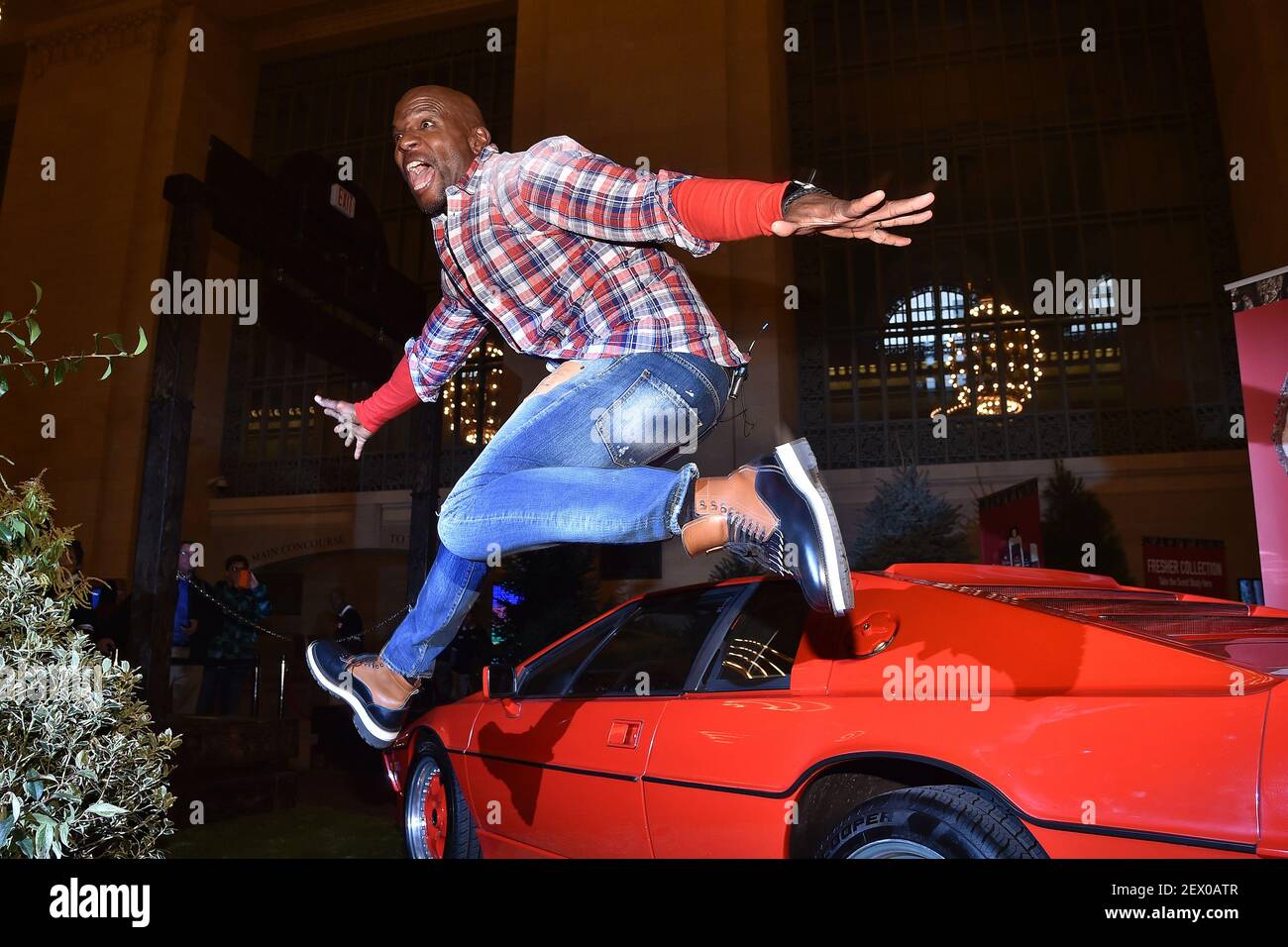 Actor Terry Crews attends Old Spice Nature Exchange Vending Machine ...